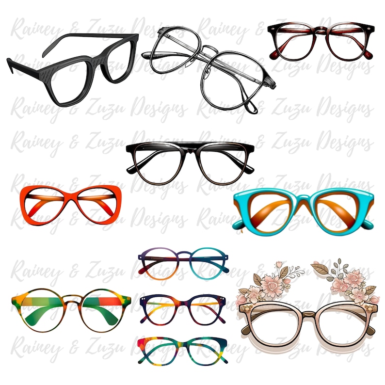 Eyeglass PNG, 25-eyeglass Cutouts, Clipart Glasses, Glasses Sticker ...