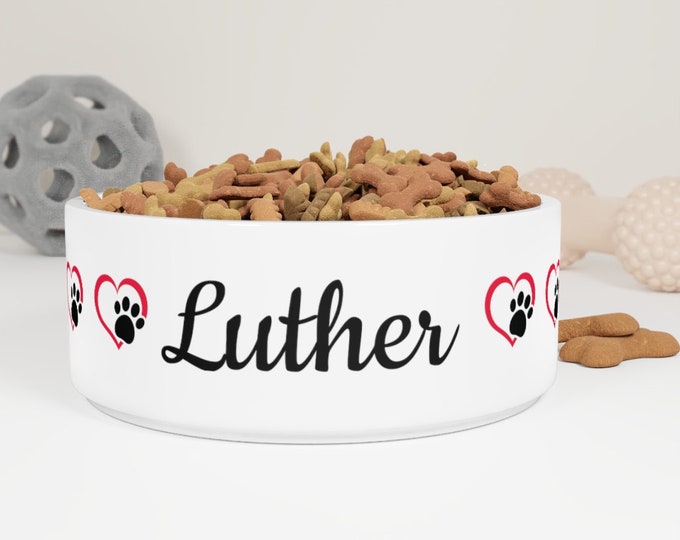 Custom Personalized Dog Bowl | Dog Bowl | Pet Bowl | Dog Food Bowl ...
