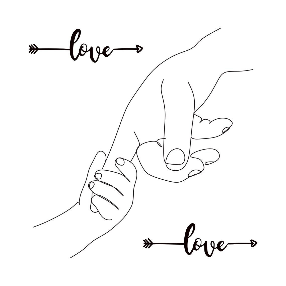 Fathers/mother and Childs Hands | Dad Holding Kid's Hands | Digital ...