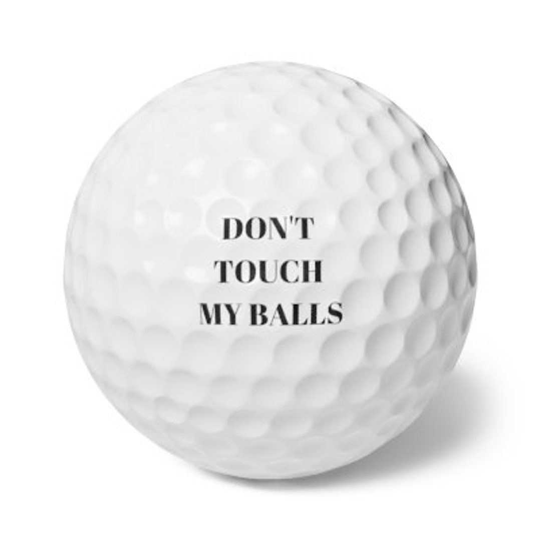 Golf Balls | Funny Golf Balls | Don't Touch My Balls | Gift for Golfer ...