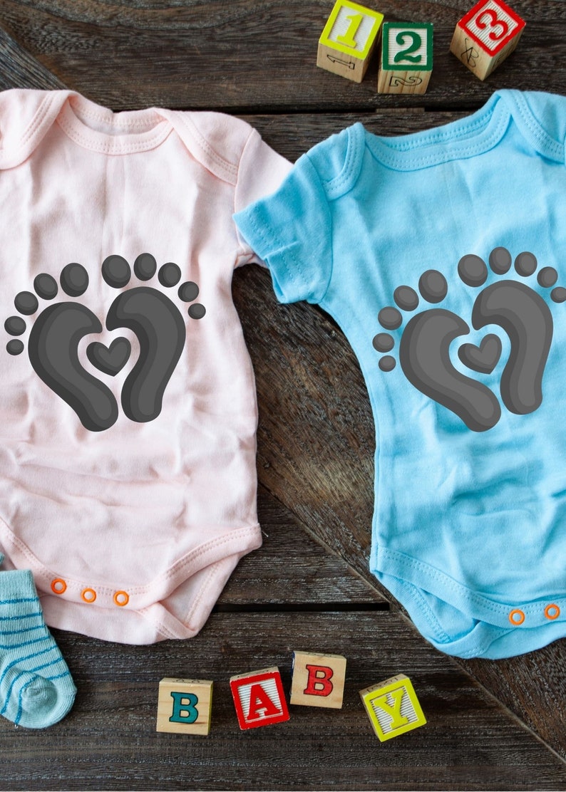 Baby Footprint | Baby Feet SVG | Instant Download SVG, Baby Feet Png ...