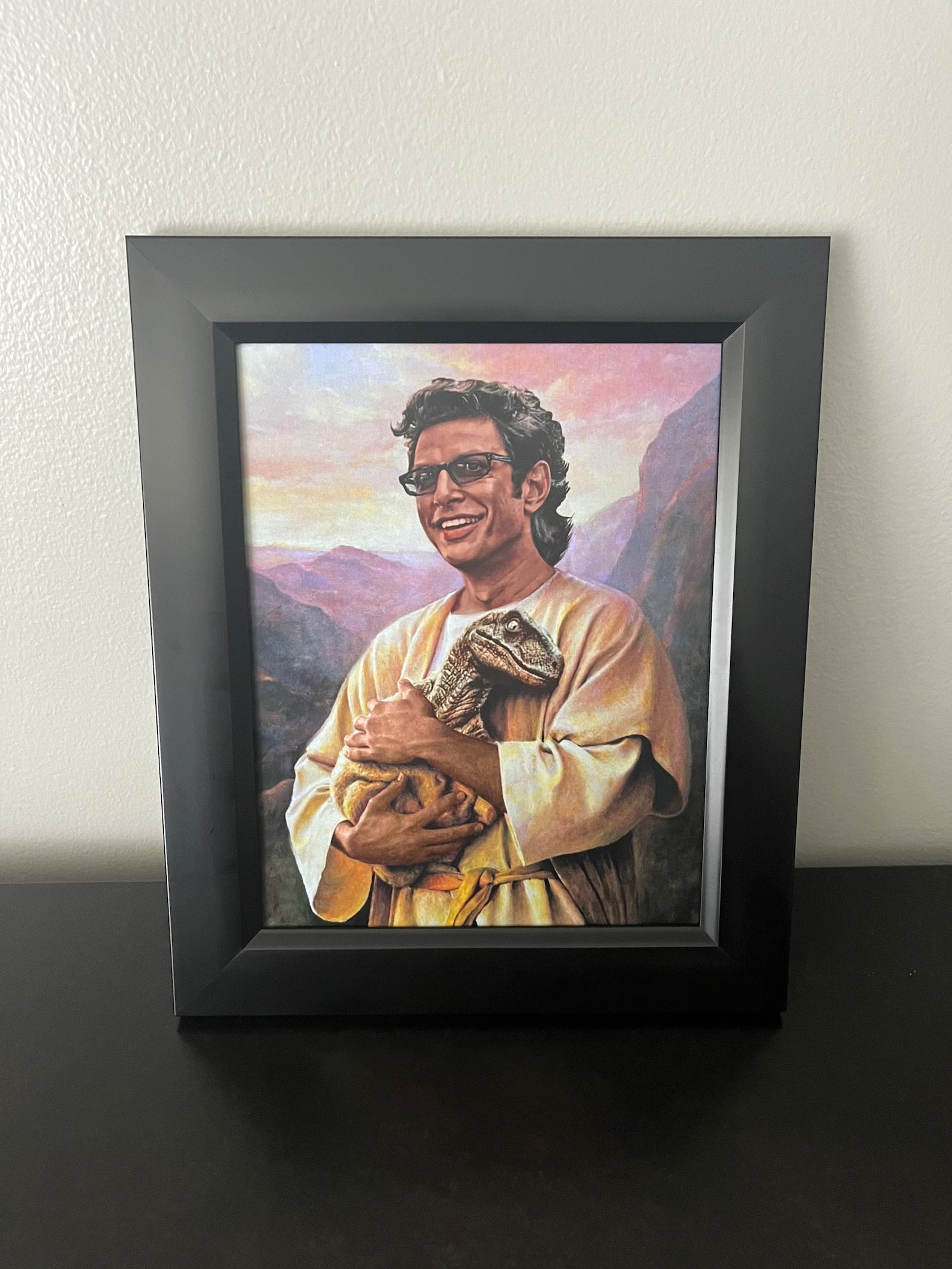 Saint Jeff Goldblum. Jurassic Park. Dinosaur Art - Etsy