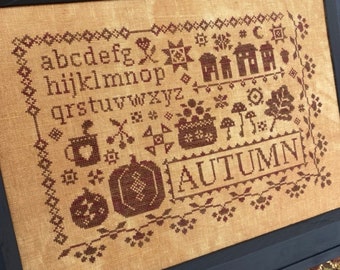 Blueberry Ridge Designs Sampler Seasons Winter Cross Stitch Pattern New ...