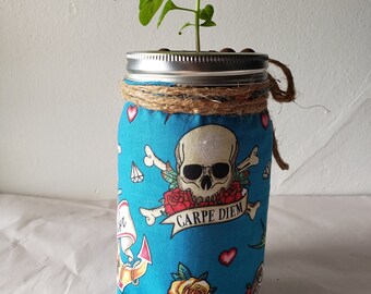 Pirate Mason Jar - Etsy