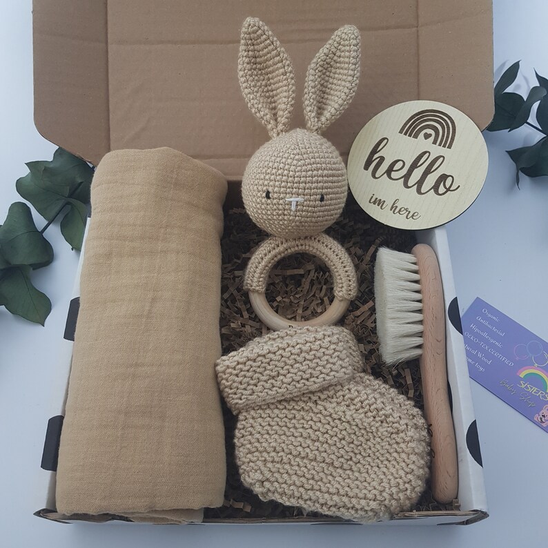 Welcome Baby Gift Set Personalized Newborn Gift Unisex Gift - Etsy