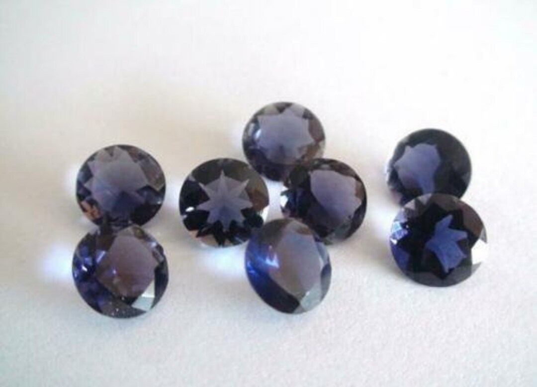 Top Quality Natural Unique Iolite Round Faceted Cut 3MM to - Etsy