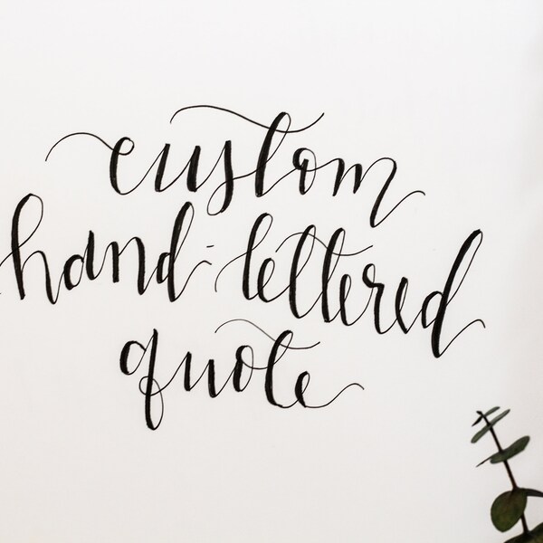 Hand Lettered Sign - Etsy