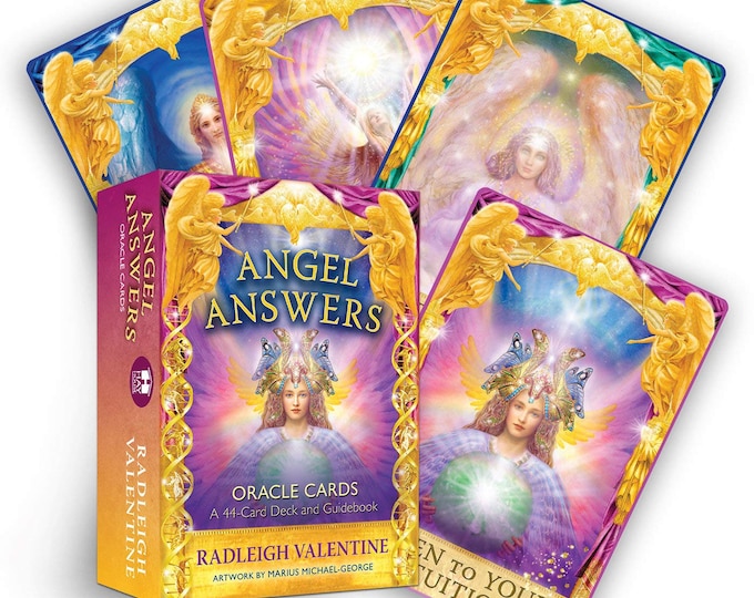 Angel Answers Oracle Cards & Book Set - Etsy