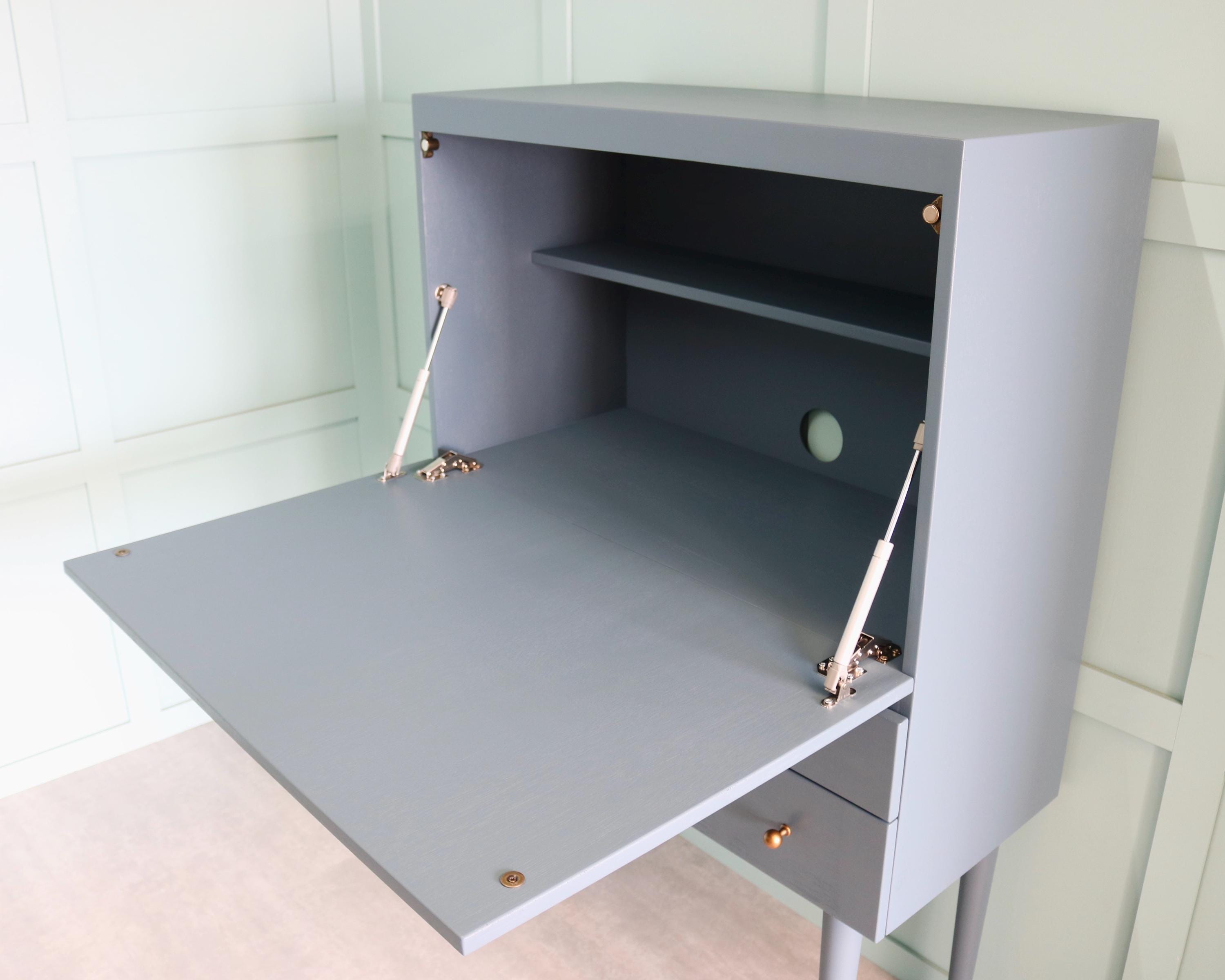 Secretary Hideaway Desk – Bespoke Build Mid Century Modern, Made to ...