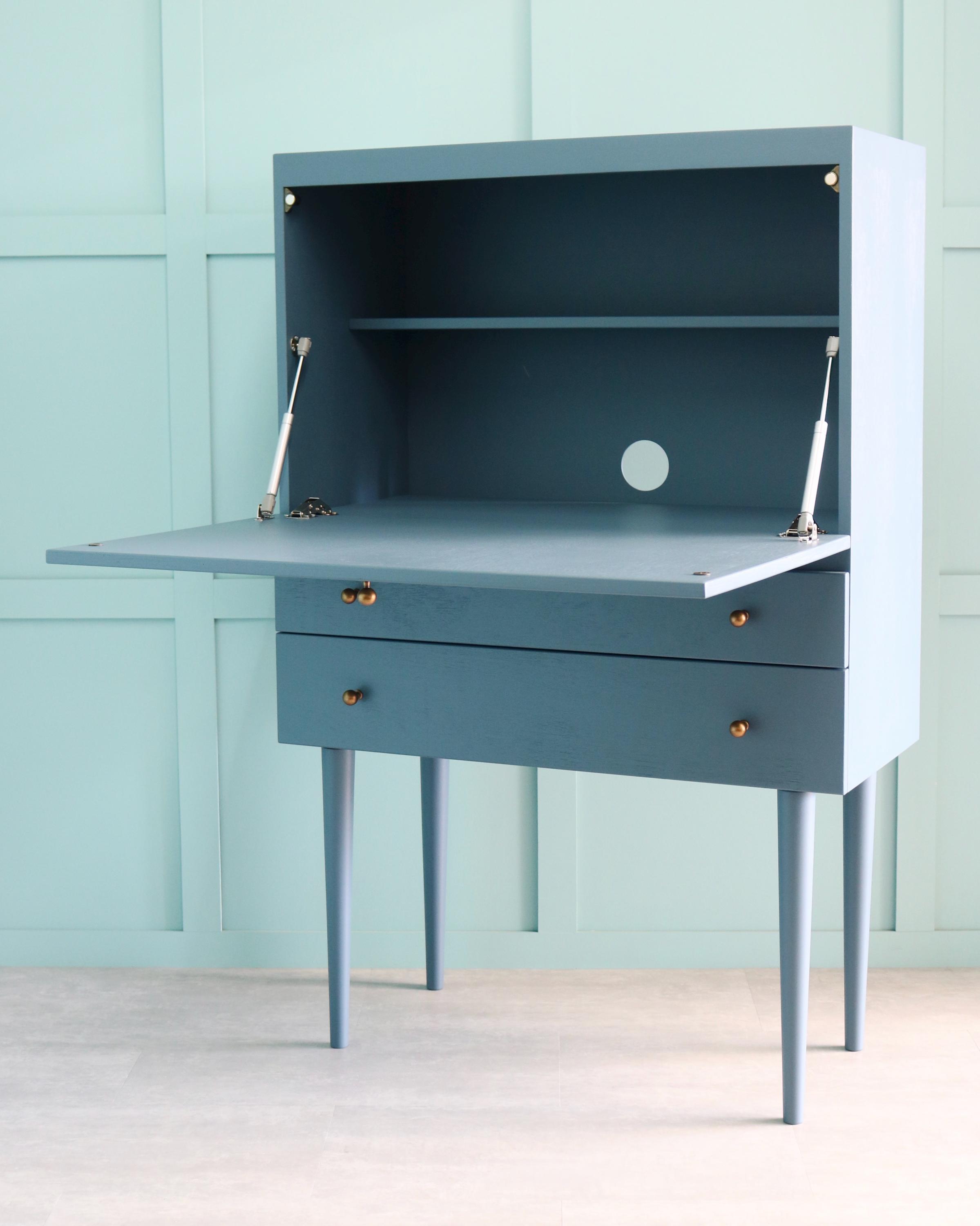 Secretary Hideaway Desk – Bespoke Build Mid Century Modern, Jersey - Etsy