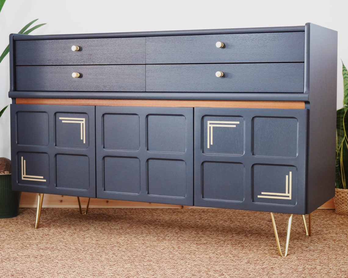 Nathan Squares / Parker Knoll Custom Design Sprayed Sideboard - Etsy