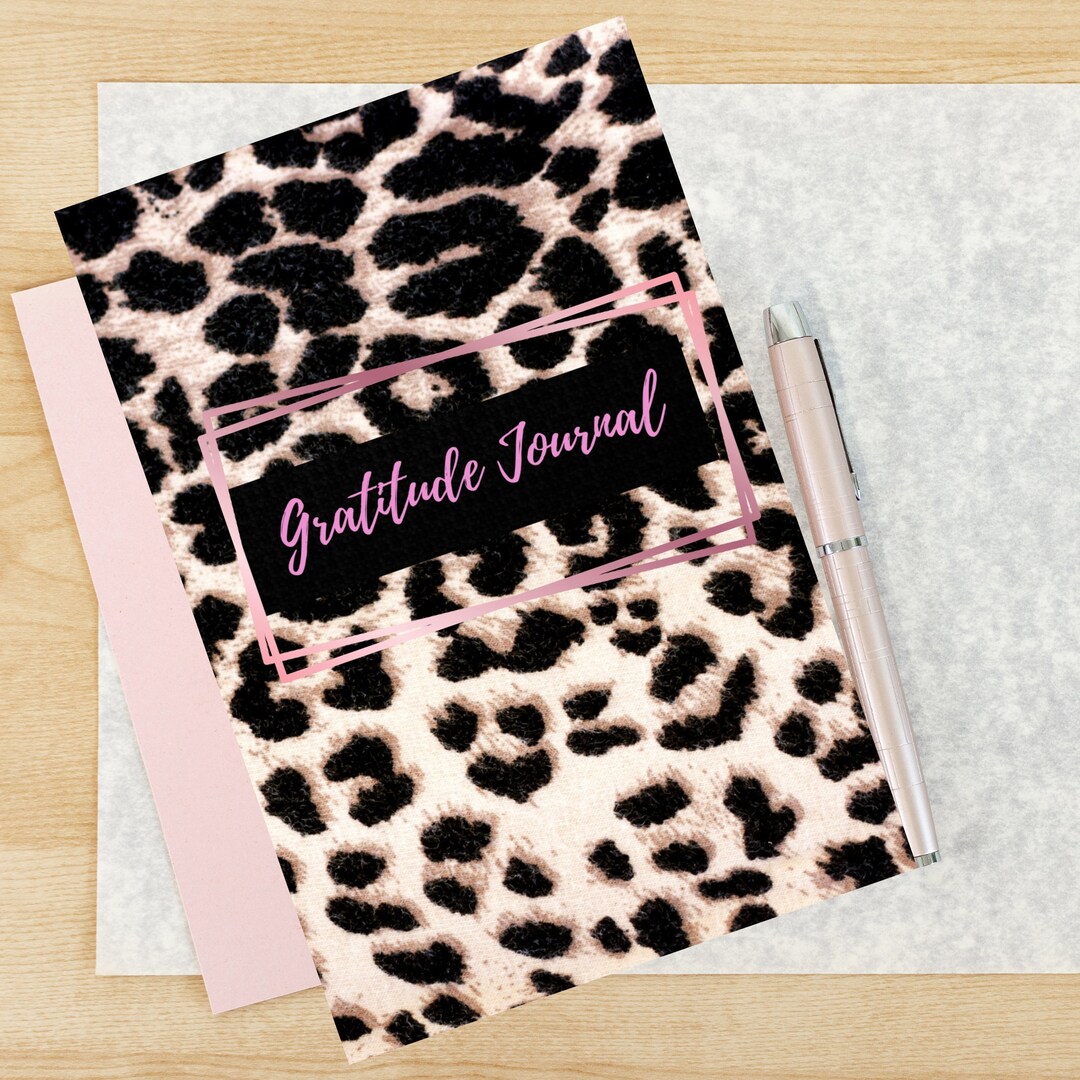 Notebook, Spiral Lined Notebook, Leopard Journal, Artsy Notebook ...