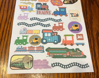 Toy Train Vinyl Decal Sticker - Etsy