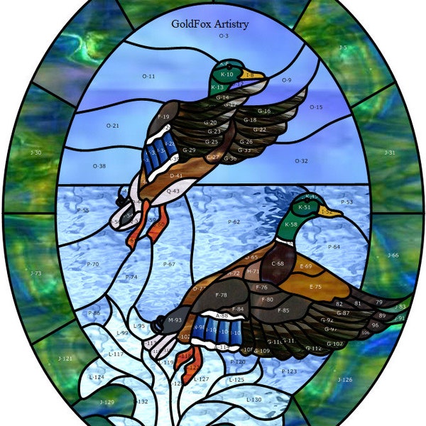 Stained Glass Ducks - Etsy
