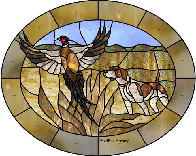 Stained Glass Pheasant - Etsy UK