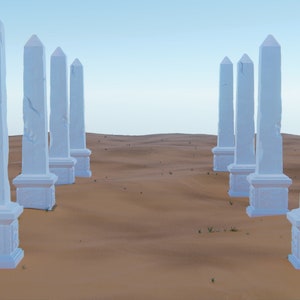 8 Egyptian Obelisks for Gaming Terrain & Scenery (28mm-32mm Scale) - Etsy