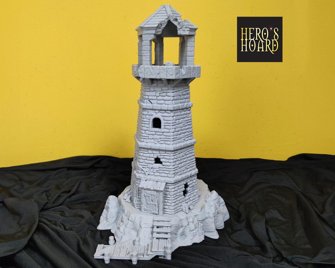 The Abandoned Lighthouse - Fantasy Terrain for D&D, Rpgs or Shelf ...