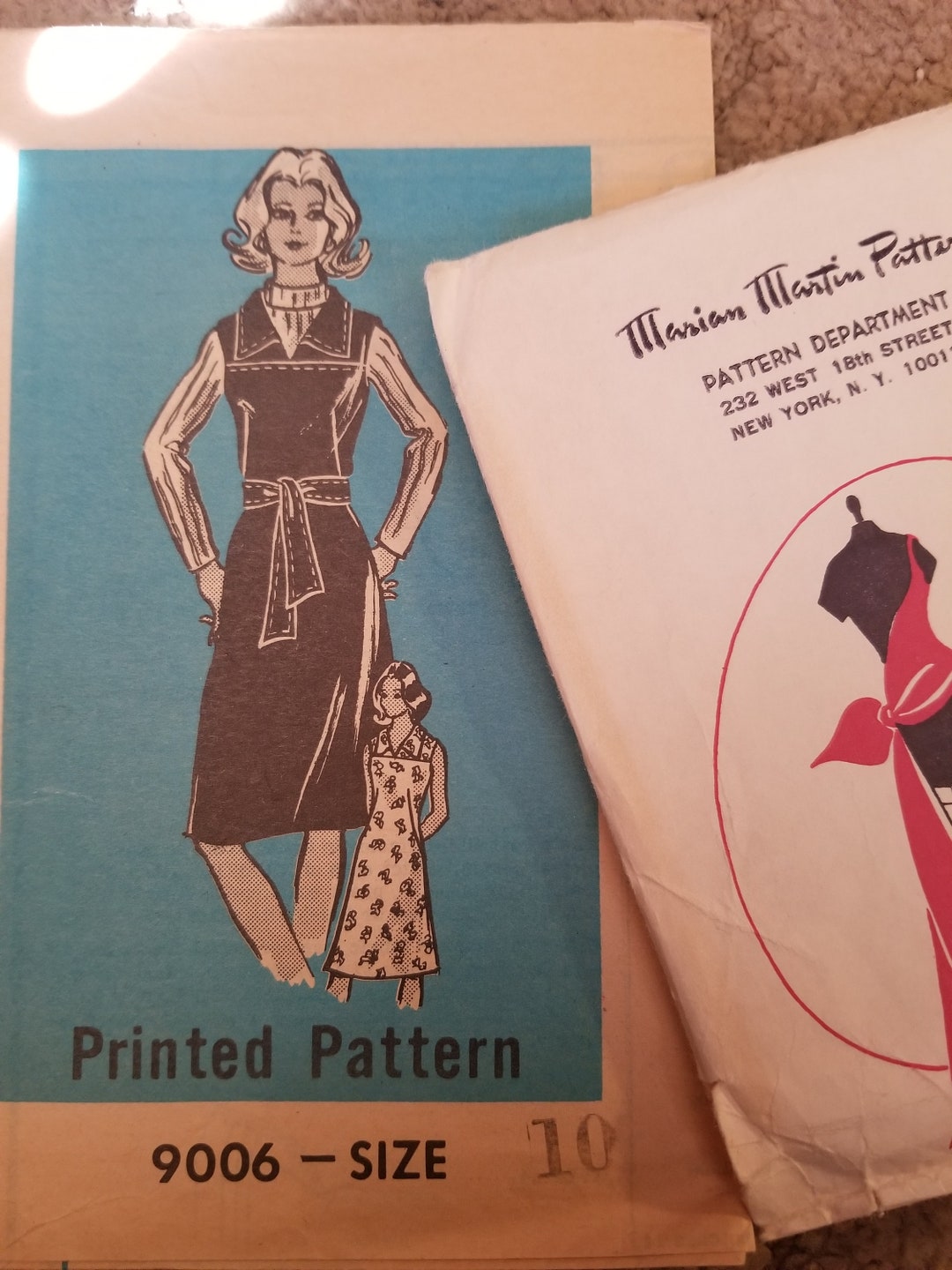 Marian Martin Pattern - Etsy