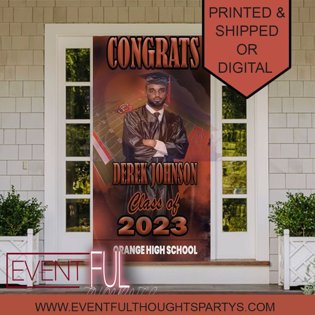 Graduation Yard Sign-class of 2023-yard Sign, Graduation Banner ...