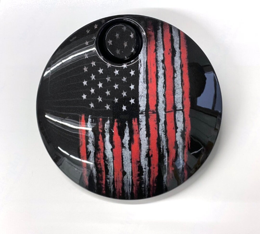 Custom Fuel Door - Dark Flag - Etsy