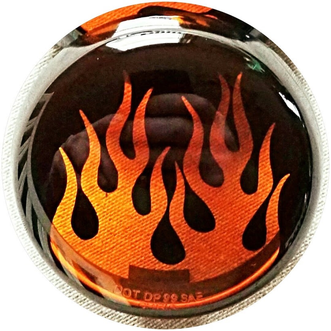 Custom Turn Signal Lenses Flames - Etsy