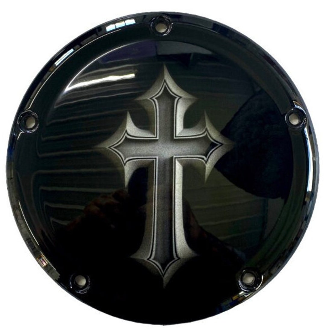 Custom Derby Cover Titanium Cross - Etsy