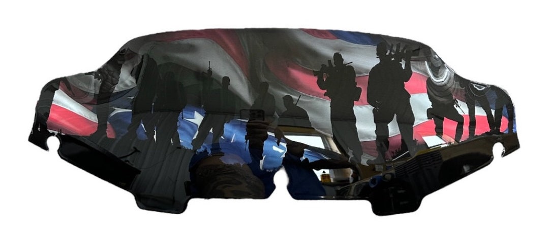 Band of Brothers - Custom Windshield: Harley Davidson Street Glide ...