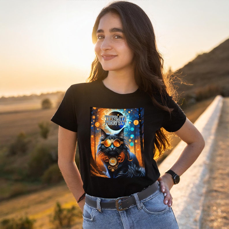 2024 Total Solar Eclipse Cool Kitty Cat .PNG Design Digital Download - Etsy