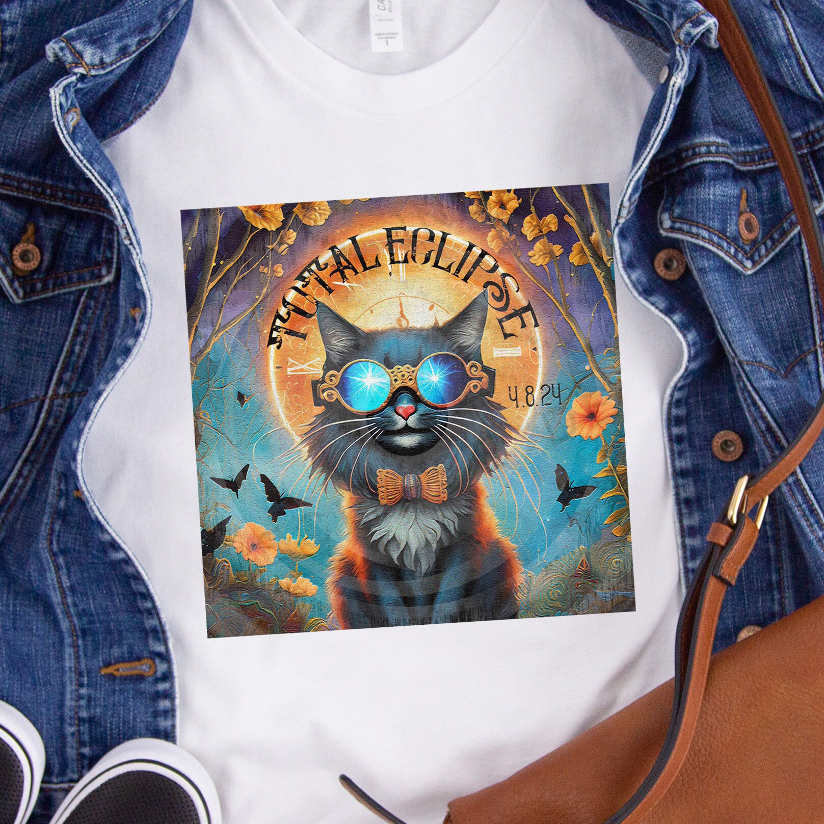 Retro Groovy Vintage Kitty Cat Digital .PNG Design Download for DTF ...