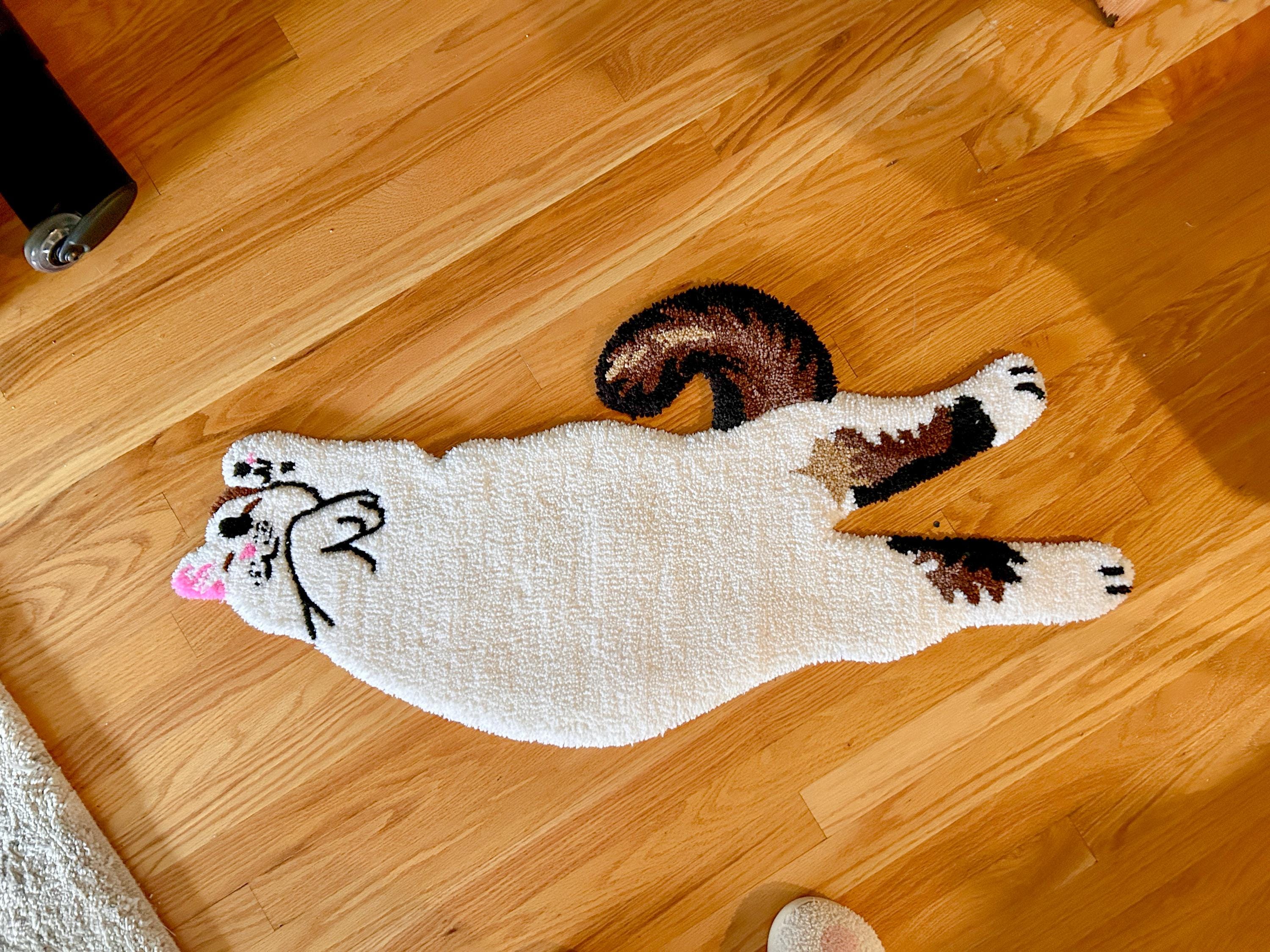 Custom Pet Portrait Rug, Personalized Pet Rug, Custom Dog Portrait ...