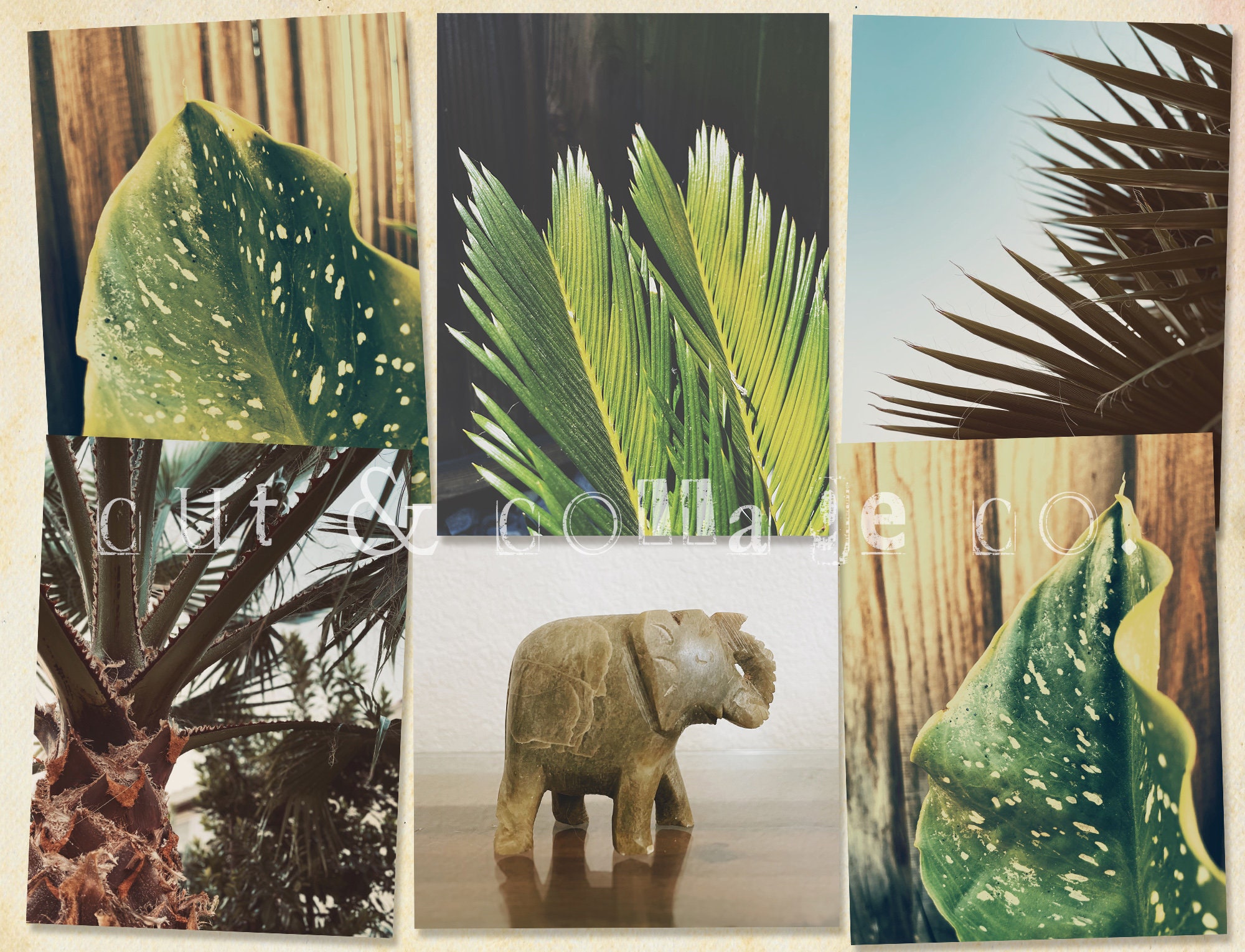 Zen Garden BOHO Printable Photography Collage Sheets for Art Journals ...