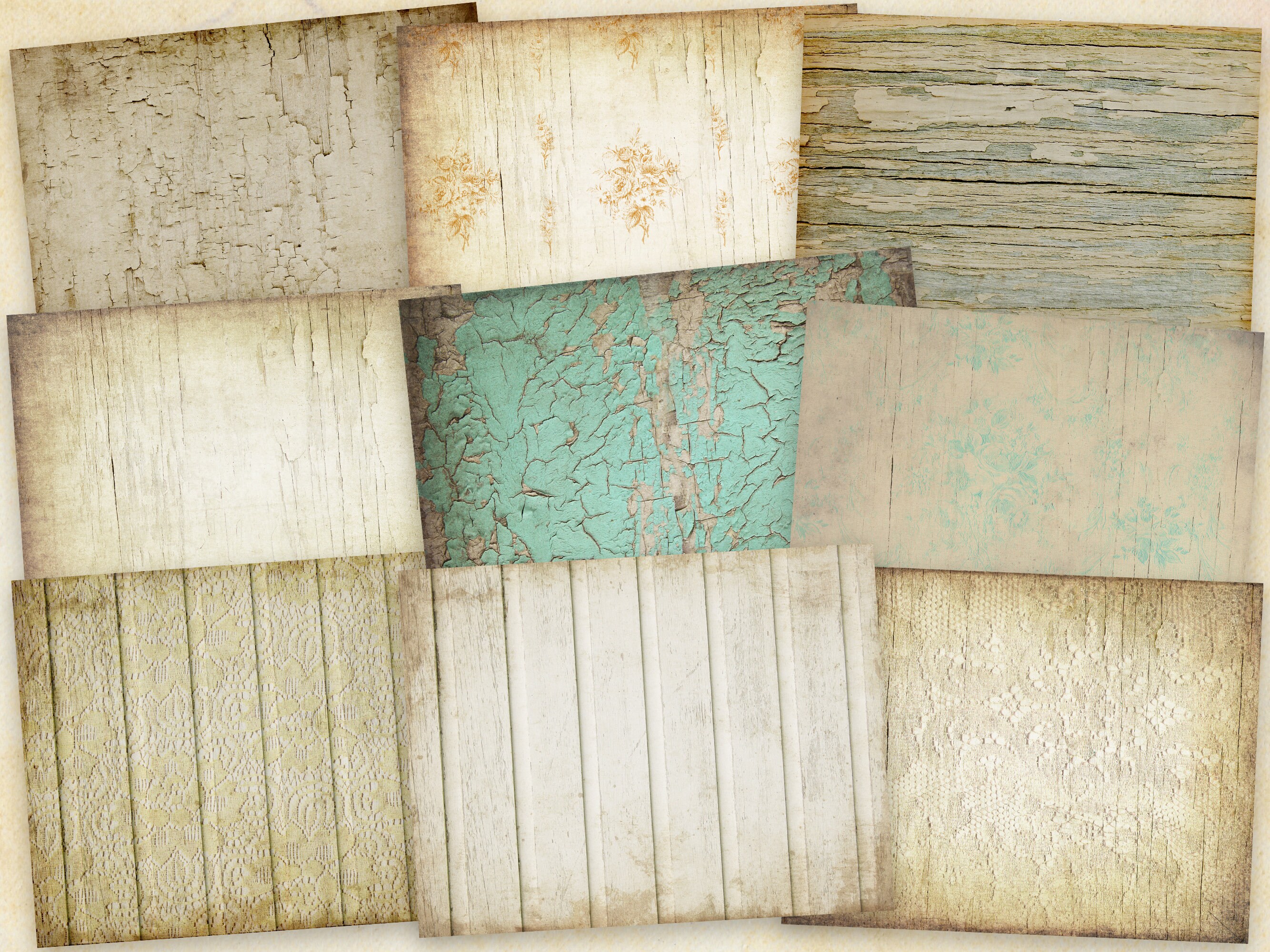 Rustic WOOD Printable Journal Papers Kit INCLUDES 9 Digital - Etsy