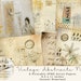 Vintage Abstract Printable Artist Journal Papers Art Pages - Etsy