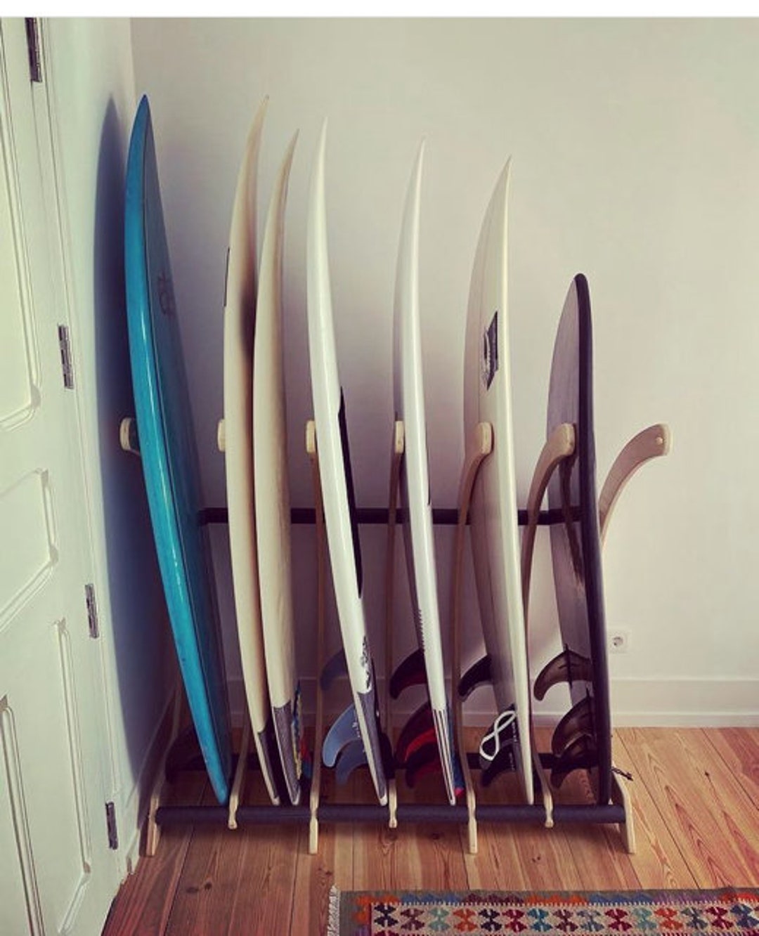 Freestanding Surfboard Racks ( 6 Boards + Hanger ) - Etsy