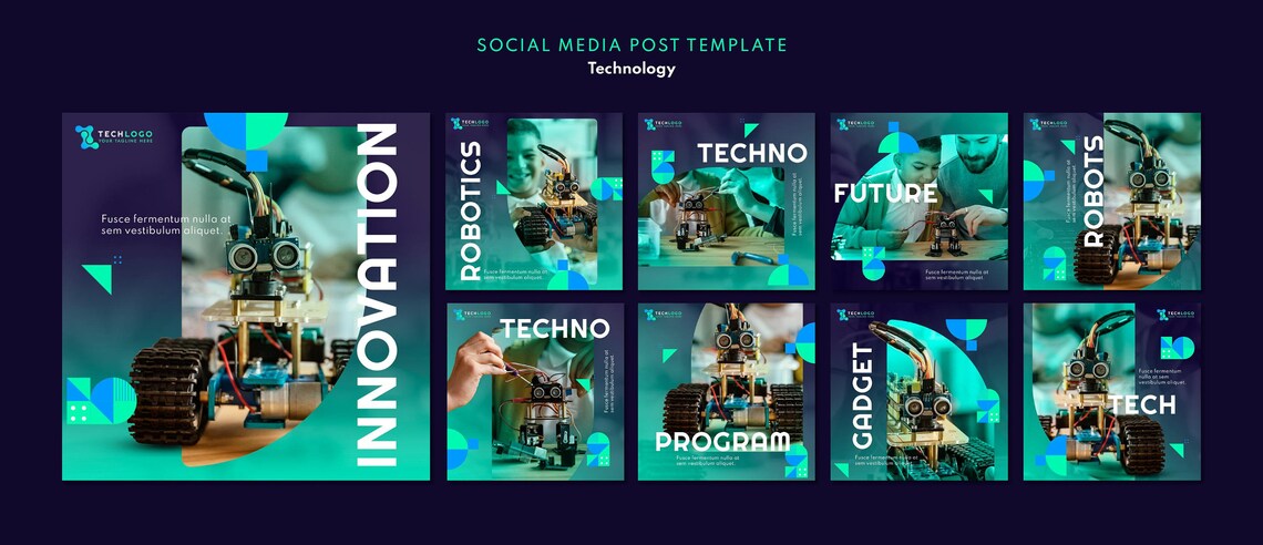 100 Editable Instagram Templates for Social Media Post - Etsy