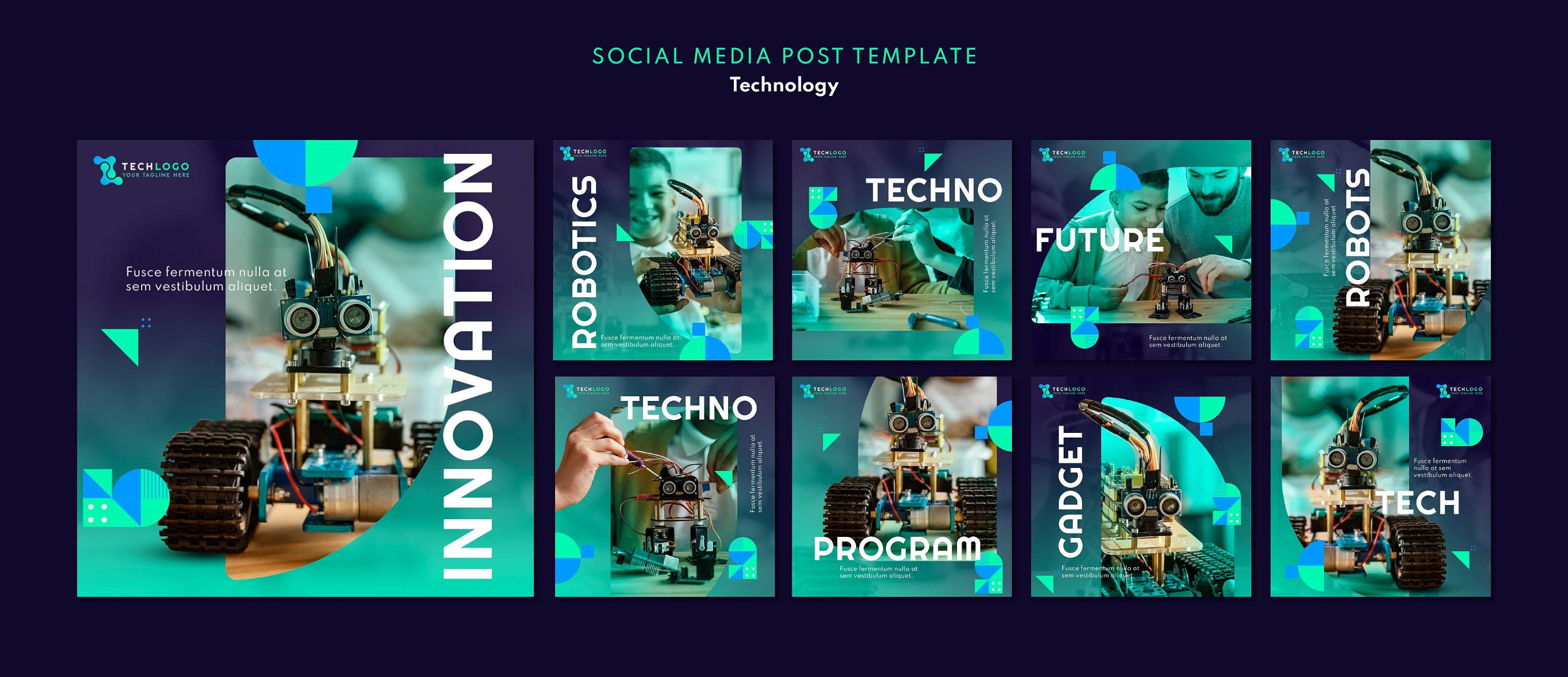 100 Editable Instagram Templates for Social Media Post - Etsy