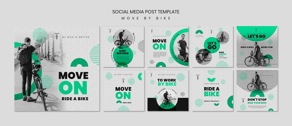 100 Editable Instagram Templates for Social Media Post - Etsy