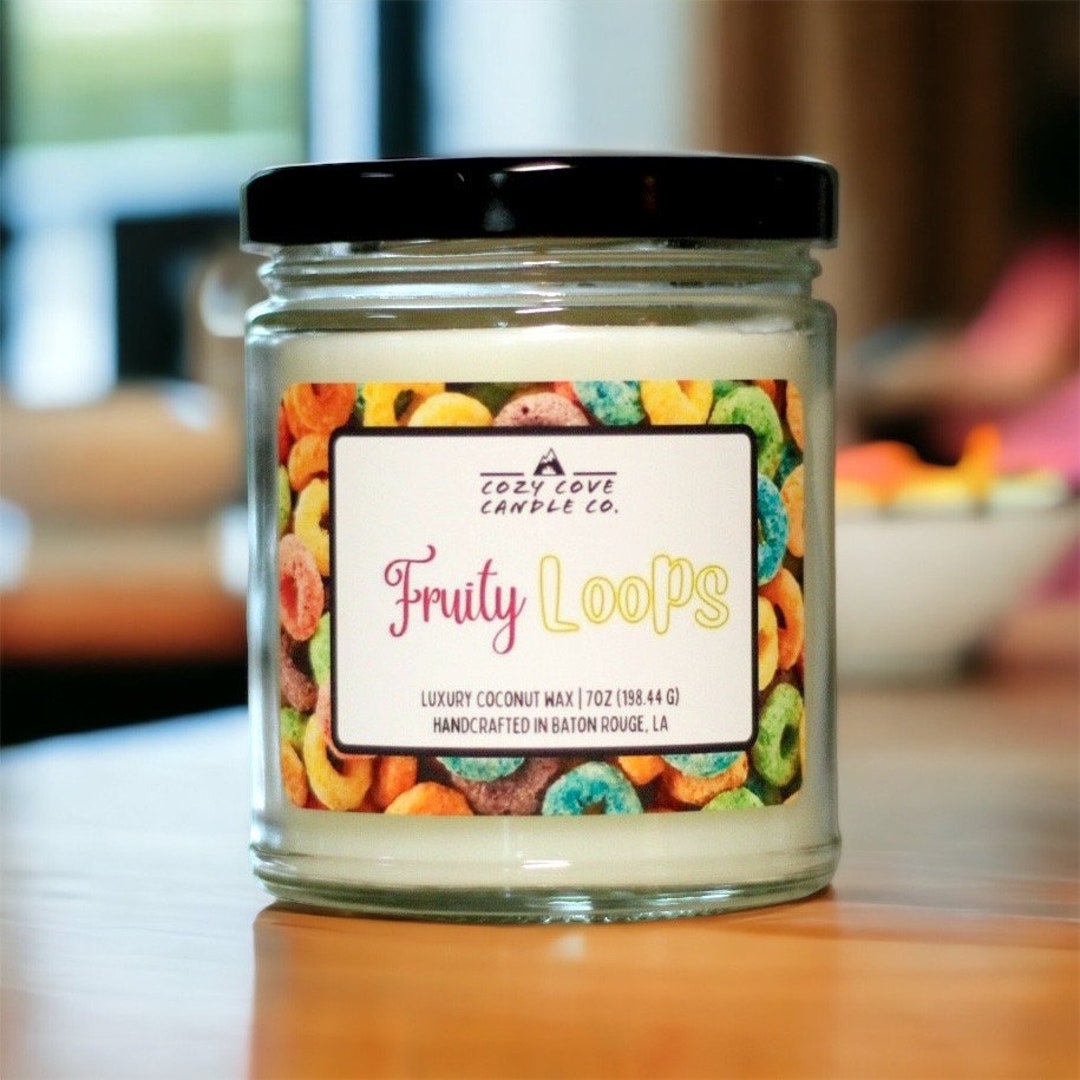 Fruity Loops Cereal Scented Candle - Etsy
