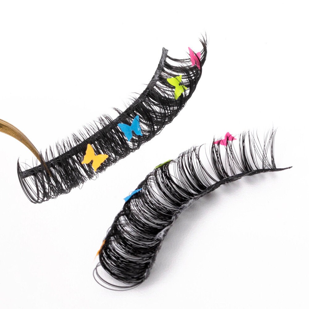 BUTTERFLY Eyelash Wholesale 18-23mm Lashes Luxury Strip Lashes custom ...