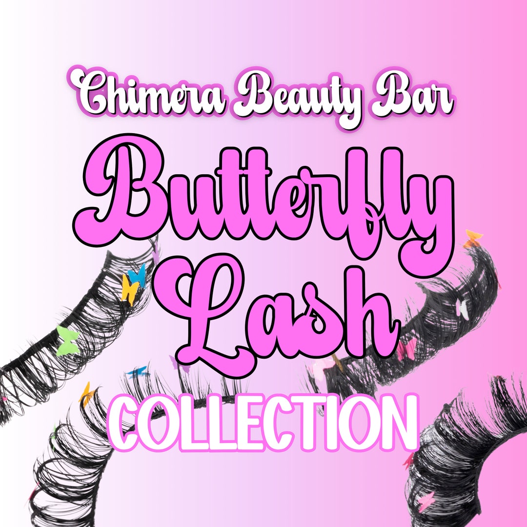 BUTTERFLY Eyelash Wholesale 18-23mm Lashes Luxury Strip Lashes custom ...