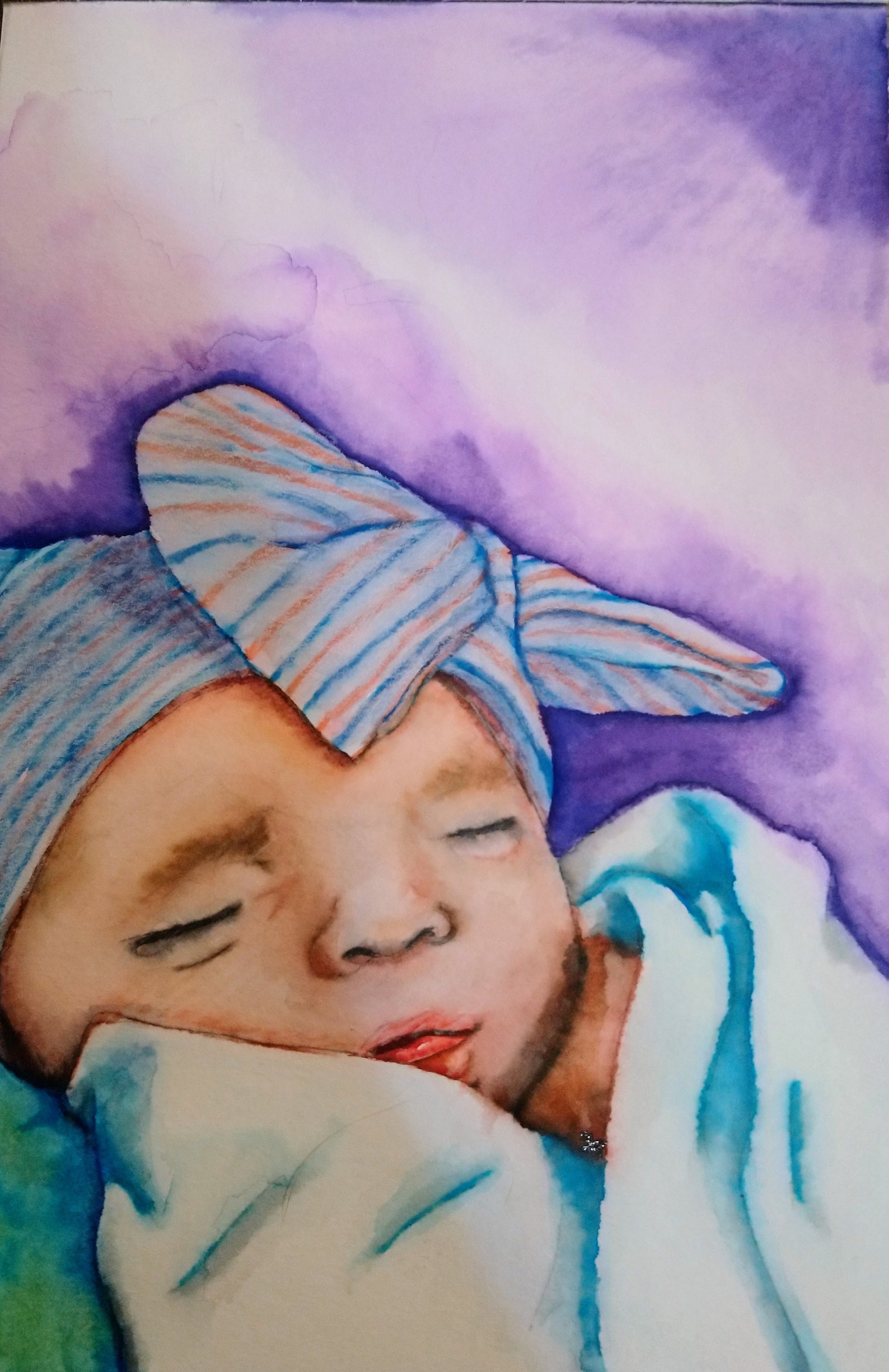 Custom Baby Angel Painting - Etsy