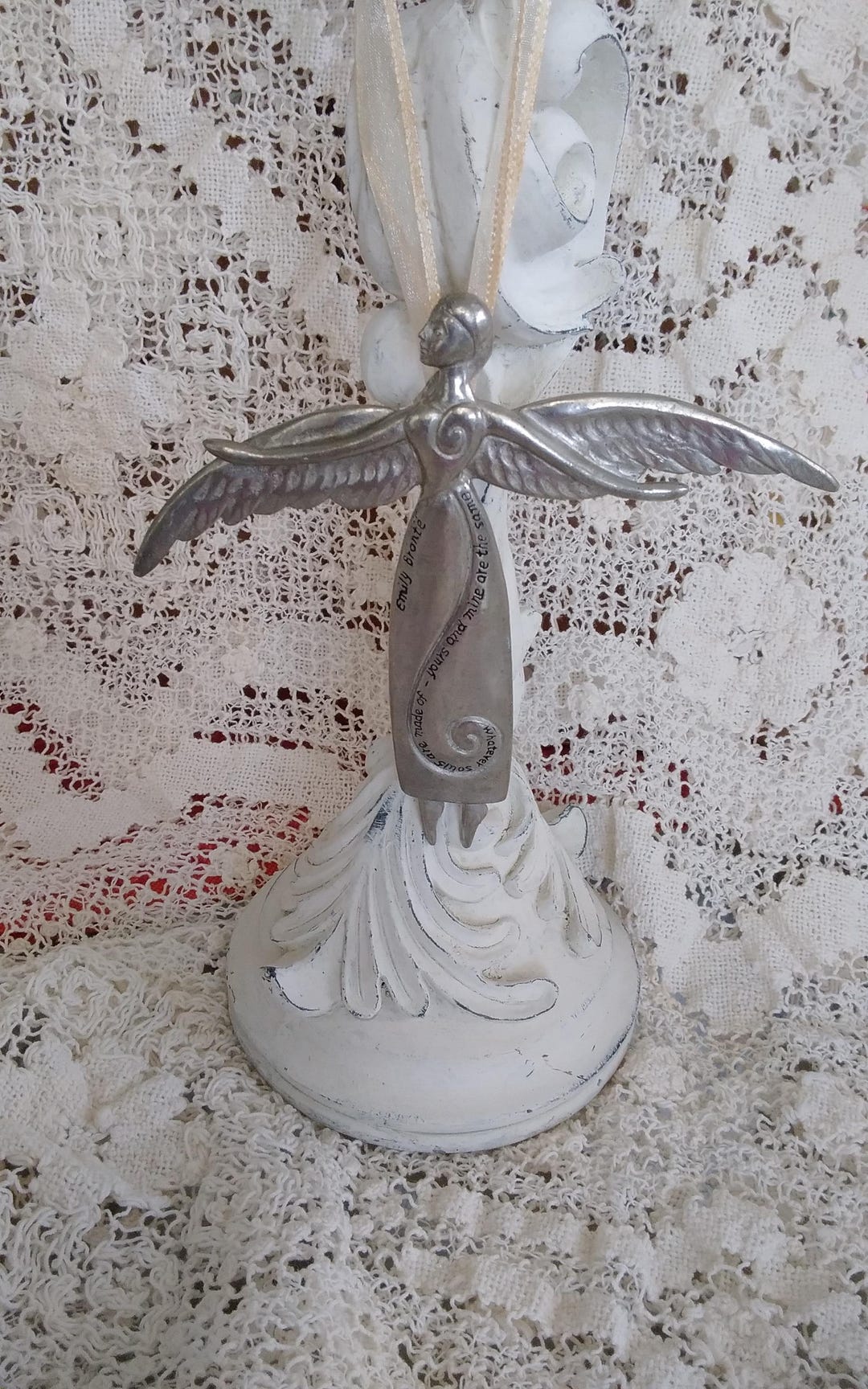 Serenity Pewter Angel Ornament by Seasons of Cannon Falls/1990's/bronte ...