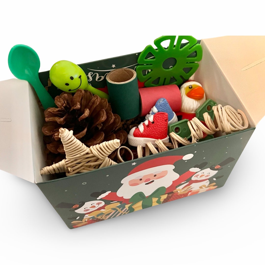 Christmas Foraging Box for Birds/parrots and Other Small Pets- Full of ...