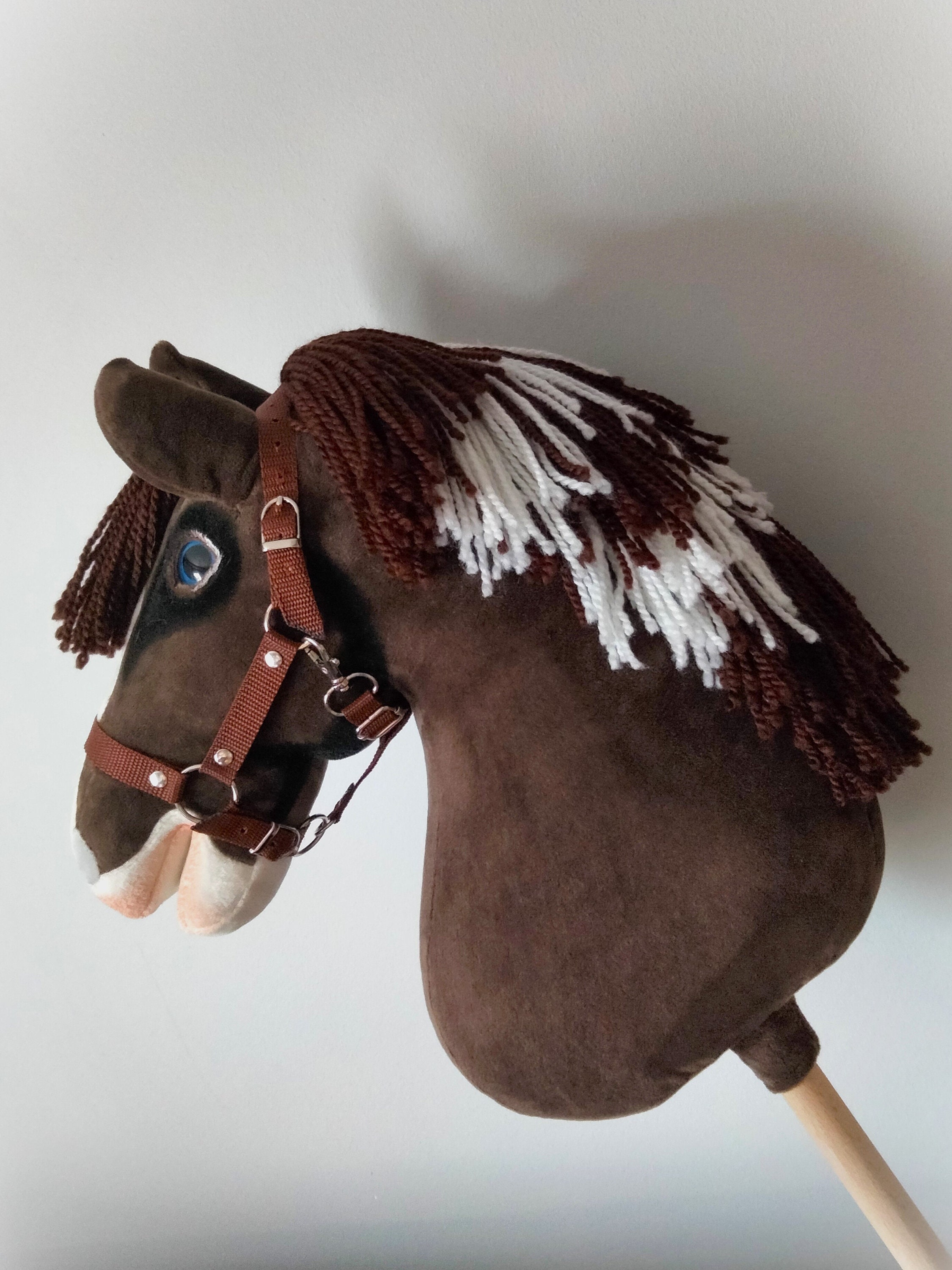 Hobby Horse American Paint Horse Yarn Mane Bridle Patches - Etsy