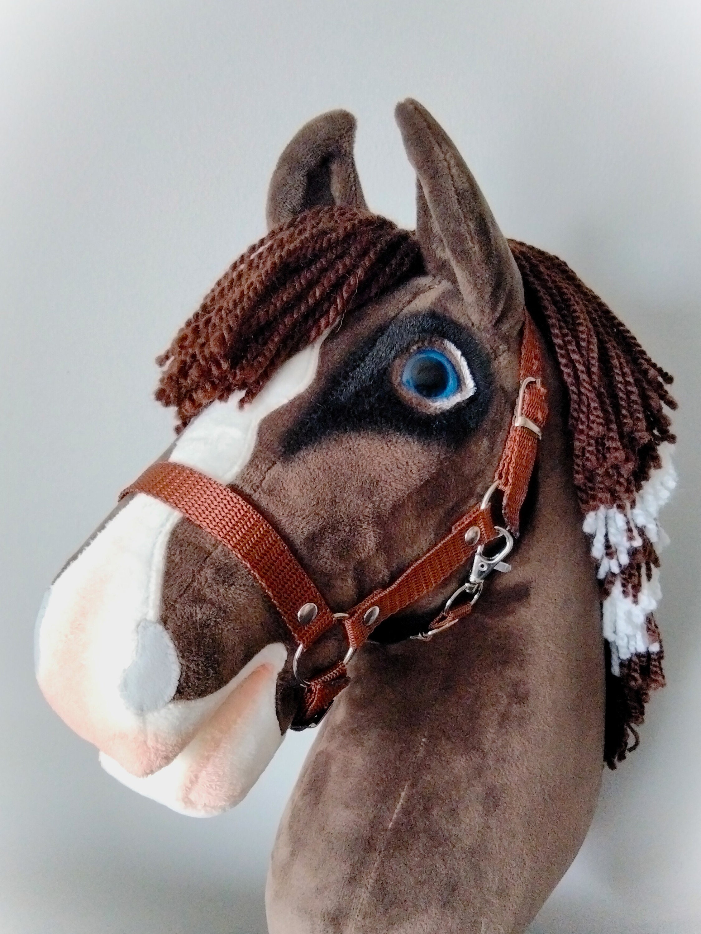 Hobby Horse American Paint Horse Yarn Mane Bridle Patches - Etsy
