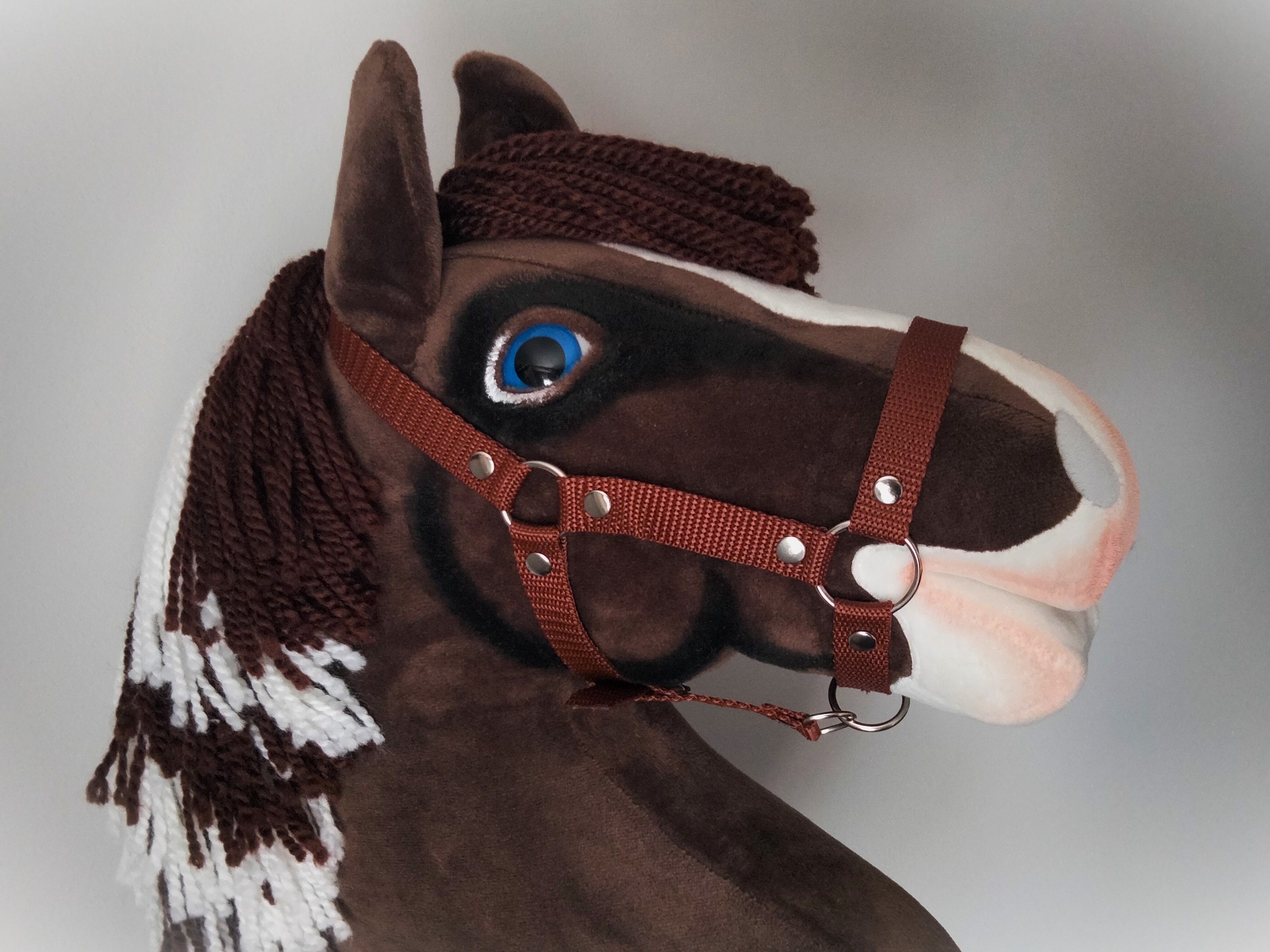 Hobby Horse American Paint Horse Yarn Mane Bridle Patches - Etsy