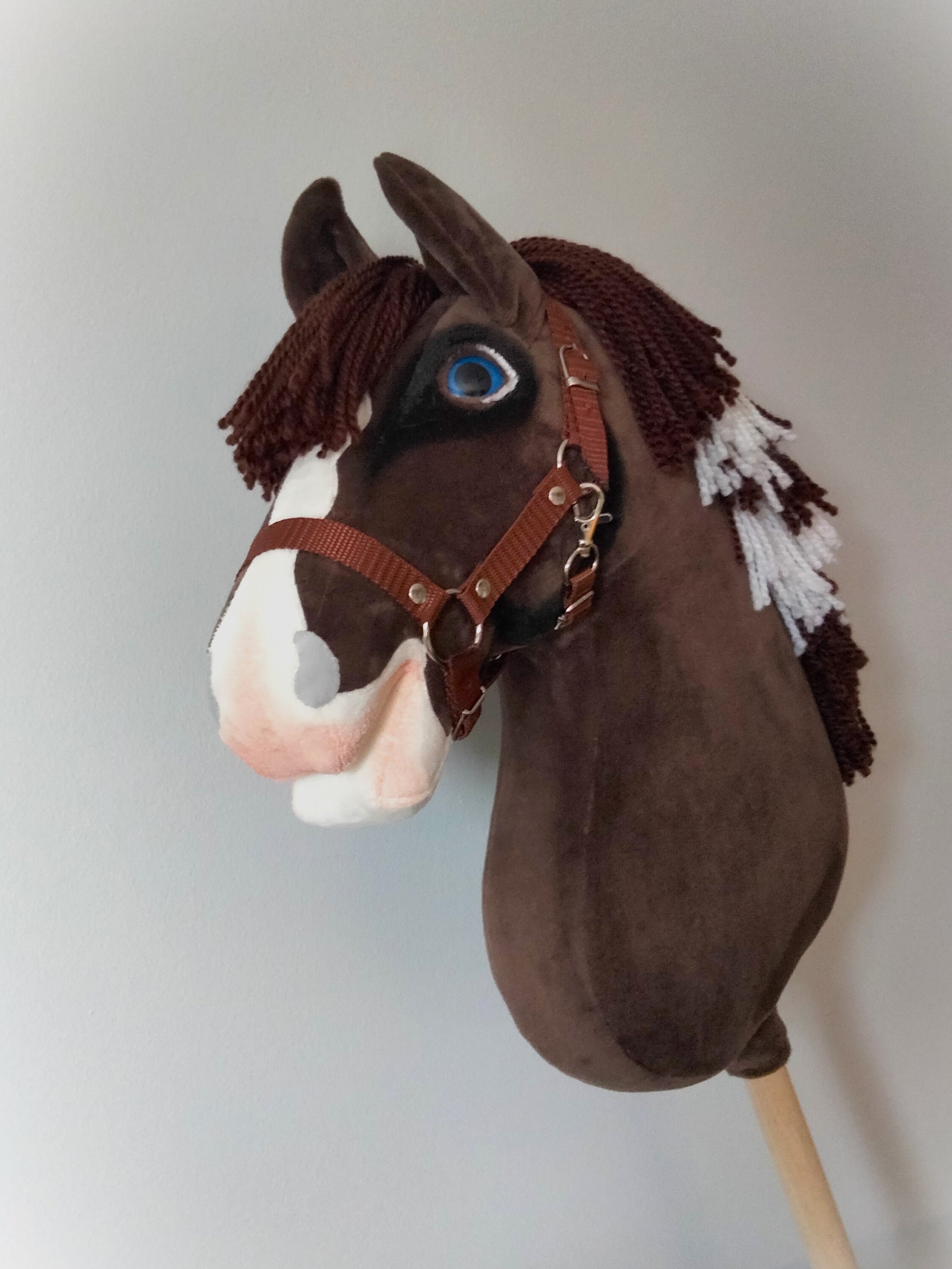 Hobby Horse American Paint Horse Yarn Mane Bridle Patches - Etsy