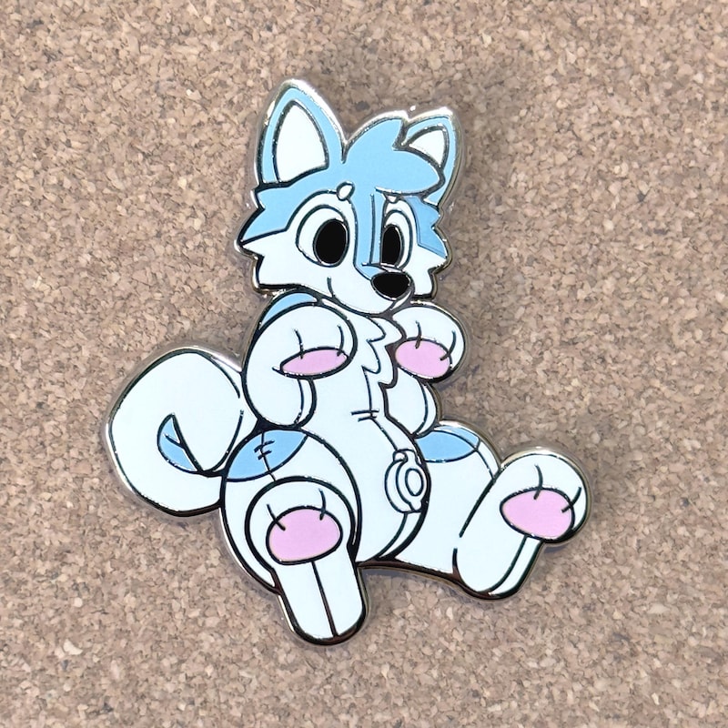Enamel Pins Furry Dog - Etsy
