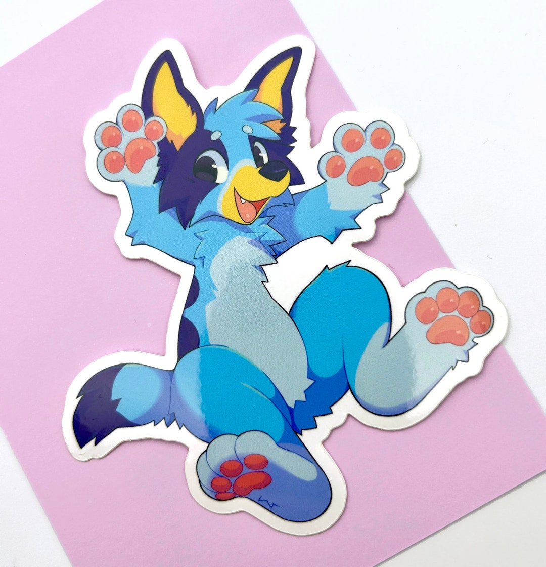 Blue Heeler Vinyl Sticker - Etsy