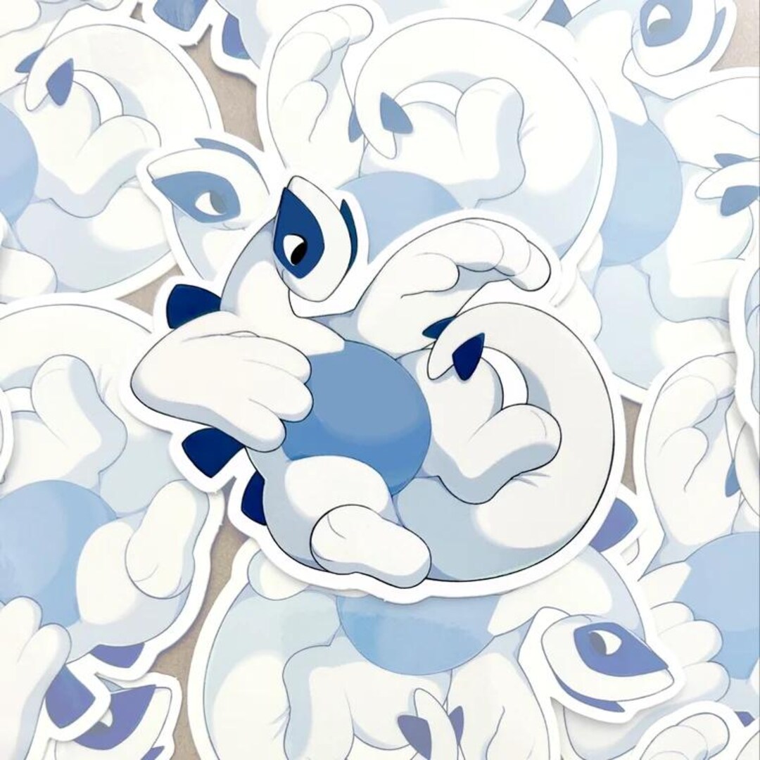 Lugia Vinyl Sticker - Etsy